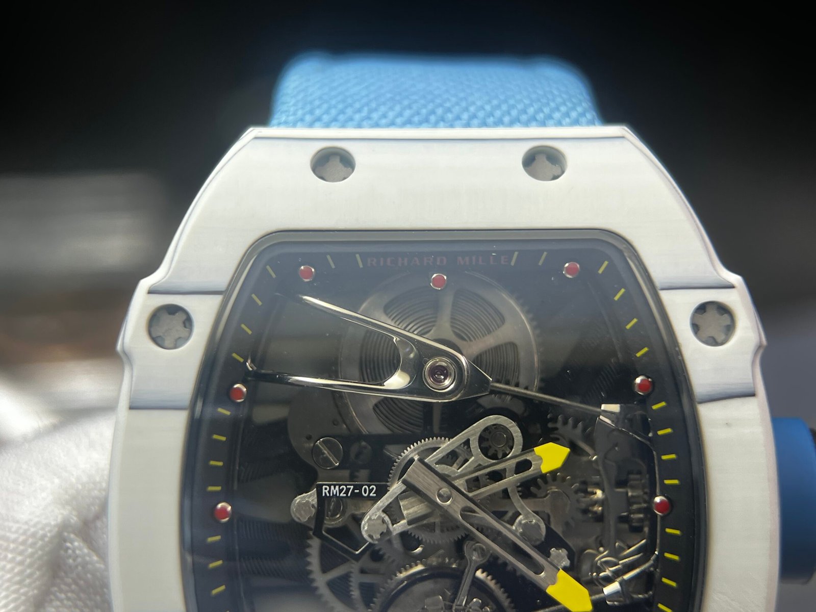 RM27-02 Carbon Fiber Case Men’s Nylon Strap Watch - SpaceTime