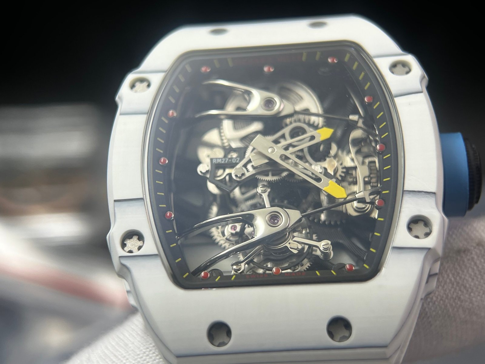 RM27-02 Carbon Fiber Case Men’s Nylon Strap Watch - SpaceTime