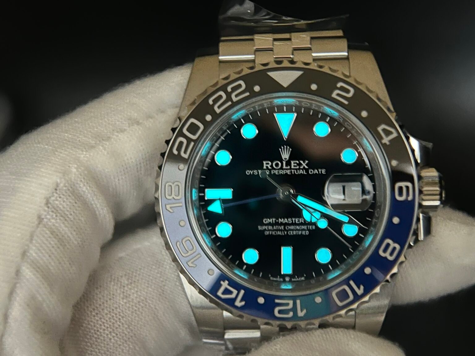GMT-Master II 126710 BLNR Black/Blue Ceramic 904L Steel Clean Factory ...