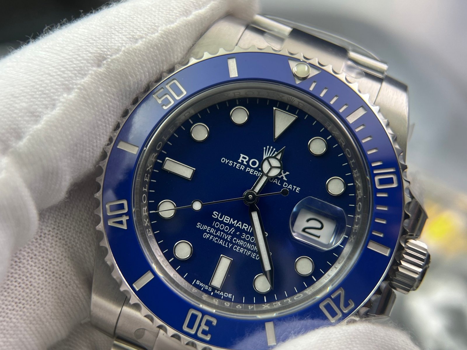 Submariner 116619 LB Blue Ceramic Clean Factory 1:1 Best Edition 904L ...