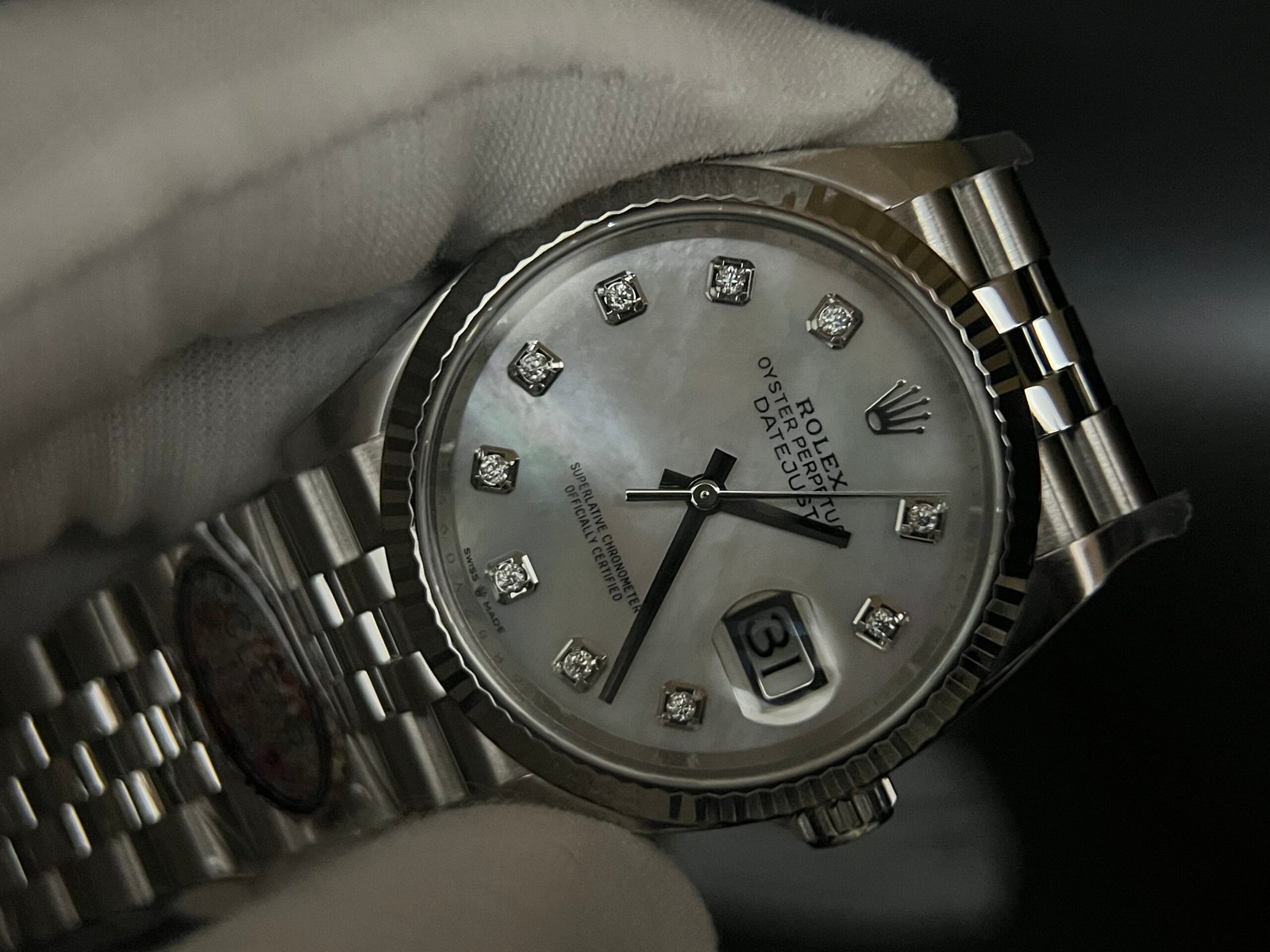 DateJust 36mm 126234 Clean 1:1 Best Edition 904L Steel MOP Diamond Dial ...