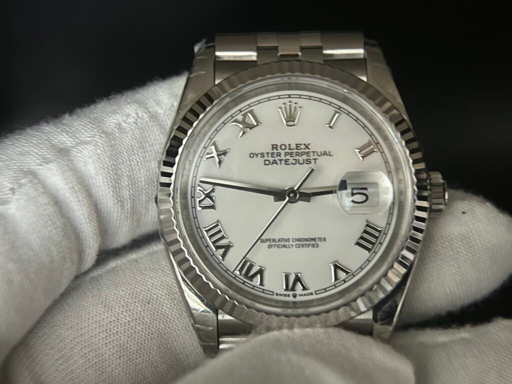 DateJust 36 SS 126234 VSF 1:1 Best Edition 904L Steel White Roman Dial ...
